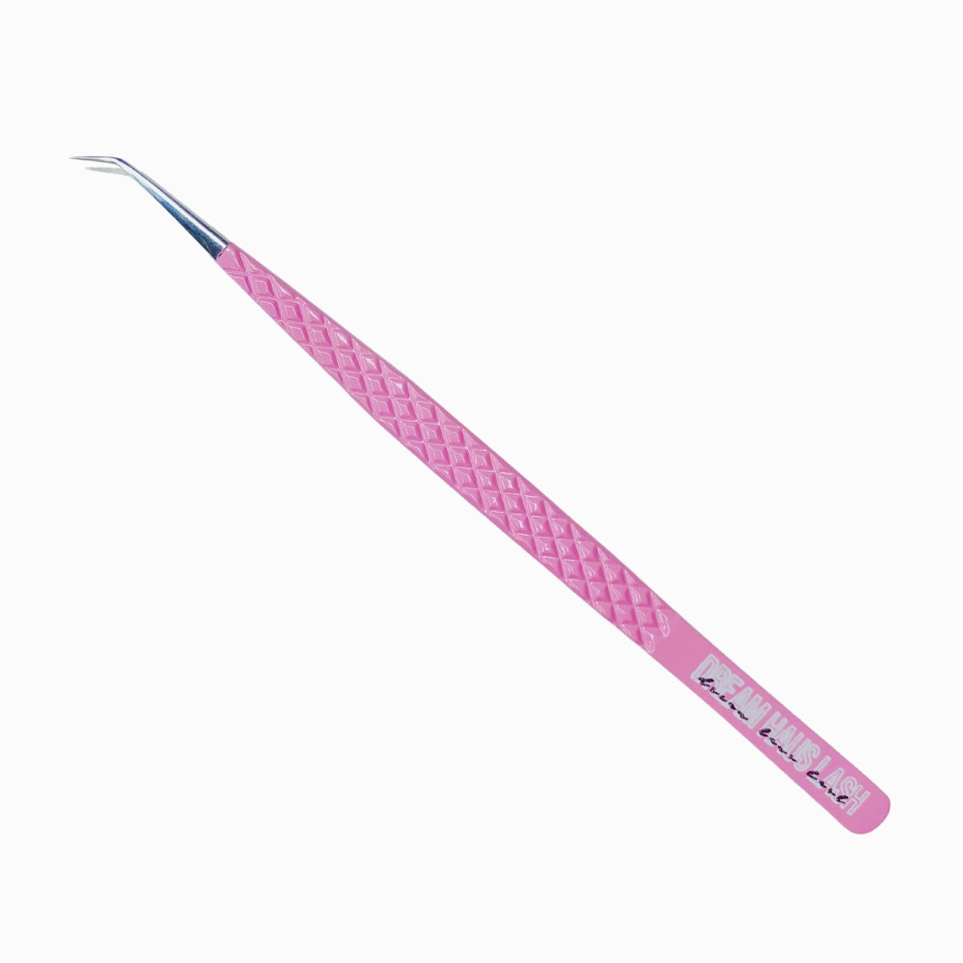 Pretty Pink Isolation Tweezer – Dream Haus Lash